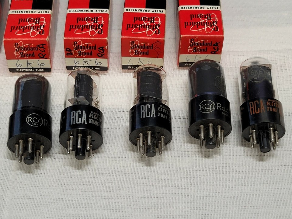 RCA 6K6GT Vacuum Tv Radio Amplifier Power Tube Quad Sets | eBay