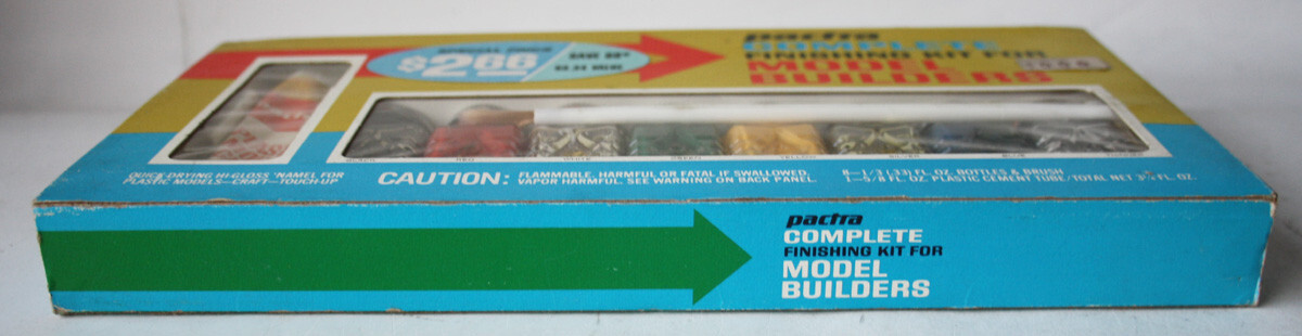 RARE VINTAGE 60'S PACTRA COMPLETE FINISHING COLOUR KIT MODEL 145E USA ...