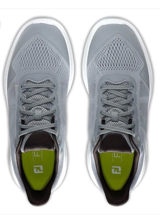 FootJoy FJ Mens Spikeless Golf Shoes Grey/White #56142 Medium Width | eBay
