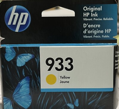 HP 933 Yellow Ink Cartridge. Original Box EXPIRES 01/24 | eBay