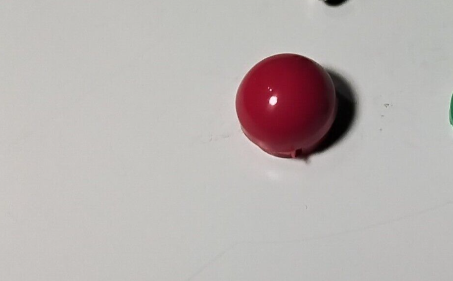 LIONEL RED LENS CAP FOR R & V TRANSFORMERS, 315 BRIDGE AND MORE R-68 ...