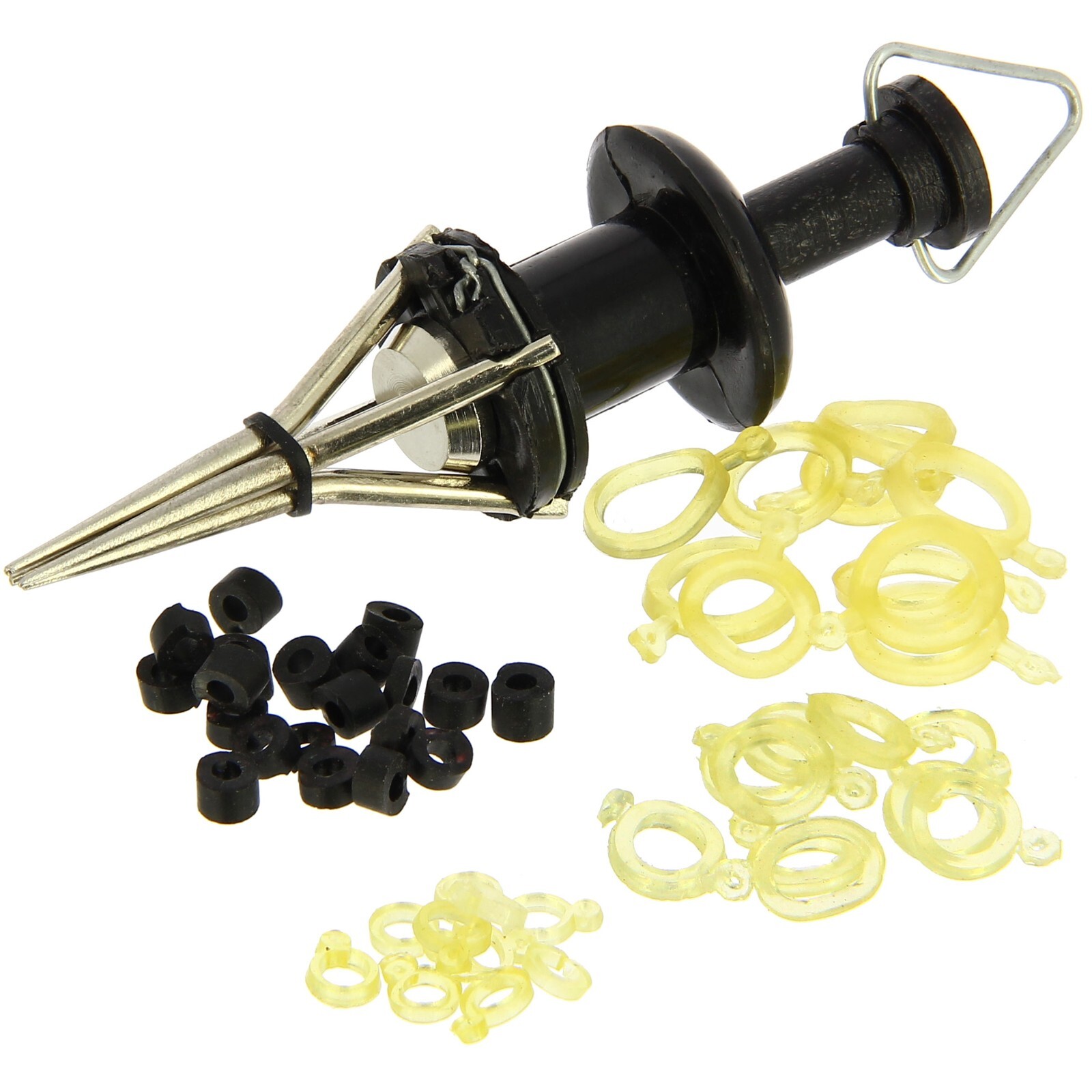 Fishing Pellet Bander 4-17mm Banding Tool & FREE Bait Bands Carp Coarse ...