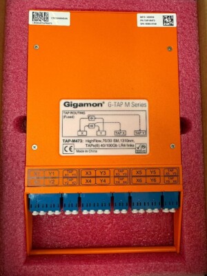 Gigamon TAP-M473 Fiber Optic Tap Splitter 40 Gigabit 100 Gigabit ...