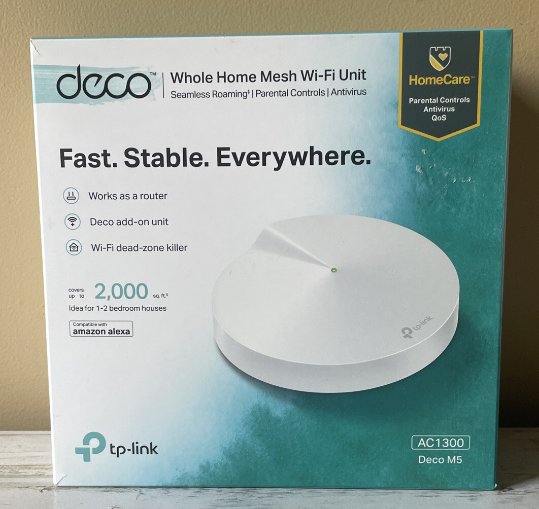 TP-LINK Deco M5 1300 Mbps 2 Port 1300 Mbps Wireless Router for sale ...