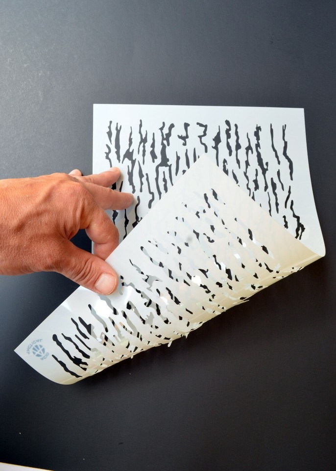 Tree Bark Paint Stencils Mylar Camo Duck Jon Boat Stencils Camouflage 2 ...