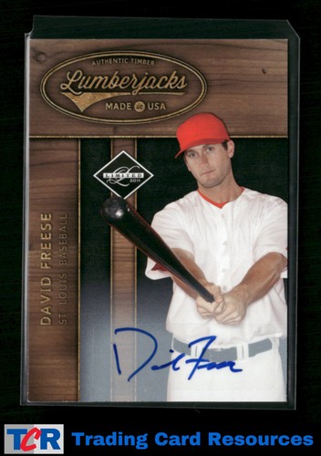 2011 Panini Limited - Lumberjacks David Freese #7 Signatures /99 (AU ...