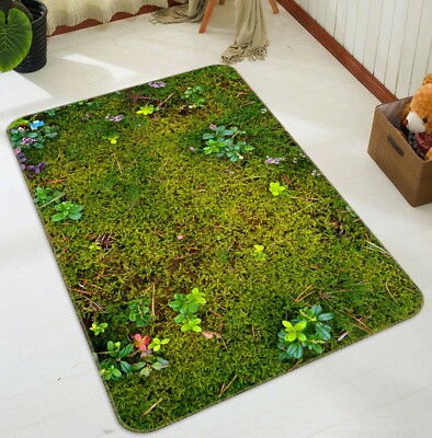 3D Gras Grün ZHUC2692 Spiel Rutschfester Teppich Matte Foto Teppich Zoe ...