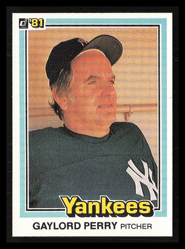 Gaylord Perry 1981 Donruss #471 New York Yankees | eBay