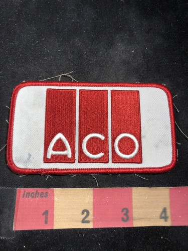 Vintage Initials A C O ACO Advertising Patch 87N5 | eBay