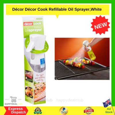 Décor Cook Refillable Oil Sprayer,White AU | eBay Australia
