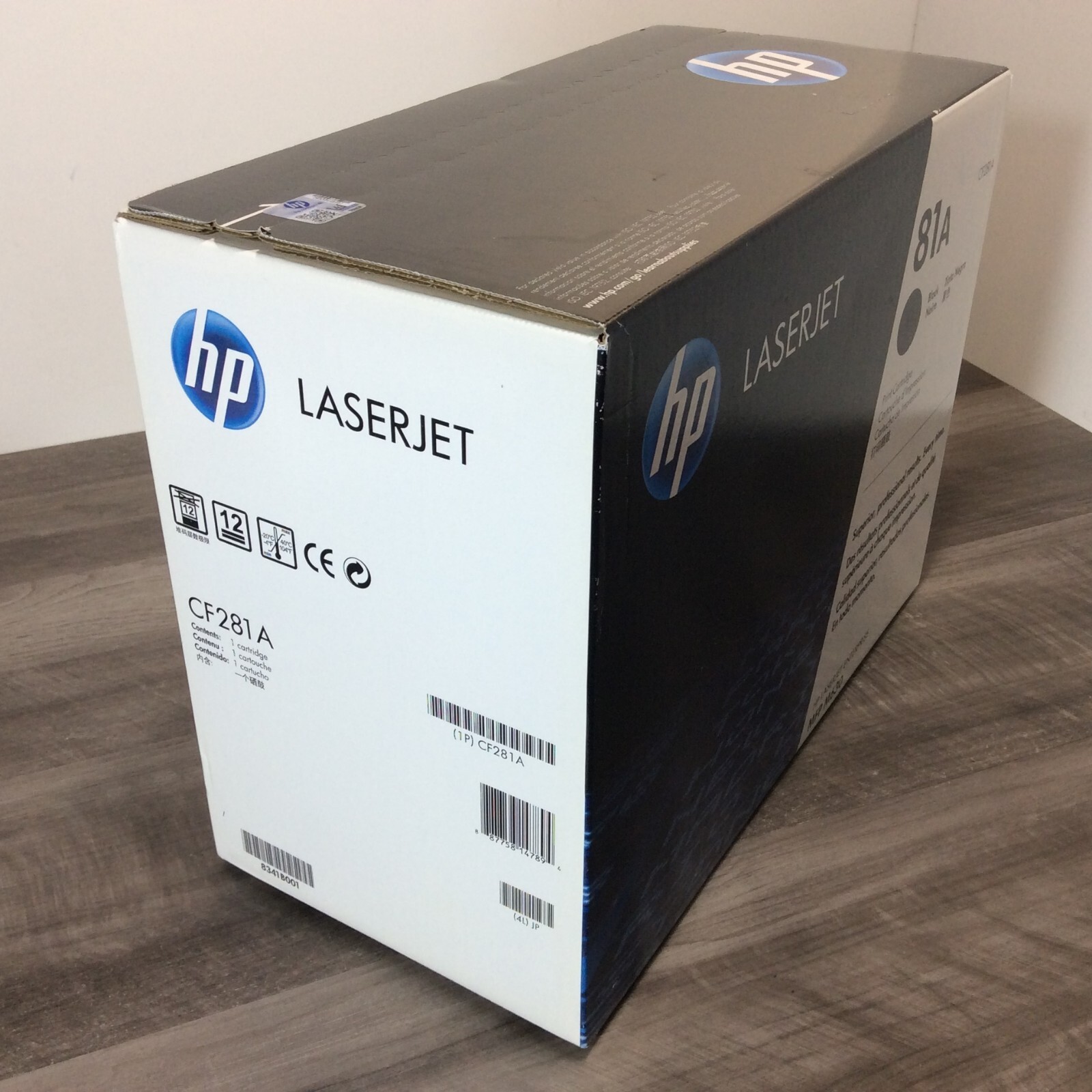Genuine HP CF281A BLACK 81A Toner Cartridge LaserJet MFP M630 OEM ...