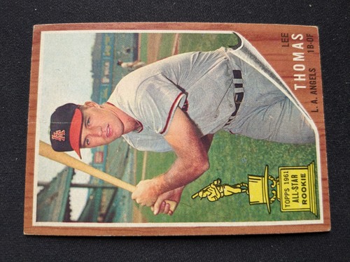 1962 Topps Baseball Card # 154 Lee Thomas - Los Angeles Angels (VG/EX ...