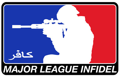 Major League Infidel Vinyl Decal Window Bumper Sticker 2a Christian ...