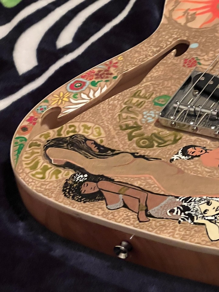 hand painted telecaster thinline by Glarry 2021 | eBay
