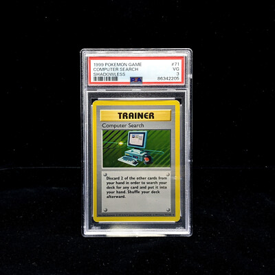 1999 Pokemon Computer Search Shadowless PSA 3 | eBay