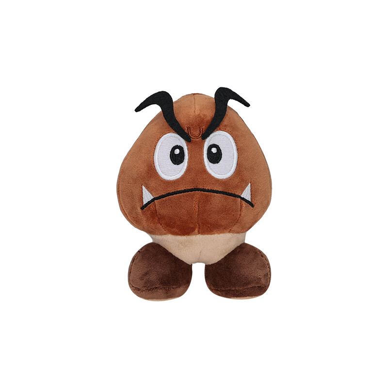 5.5" Super Mario Bros Plush Goomba Soft Stuffed Doll Toys Kid Xmas ...