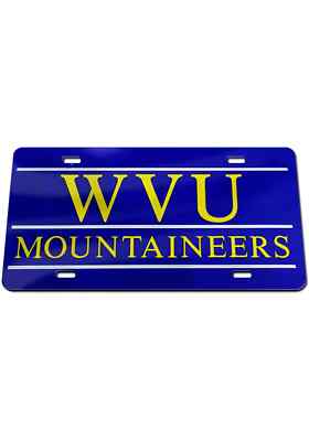 West Virginia University WVU Mountaineers License Plate NEW | eBay