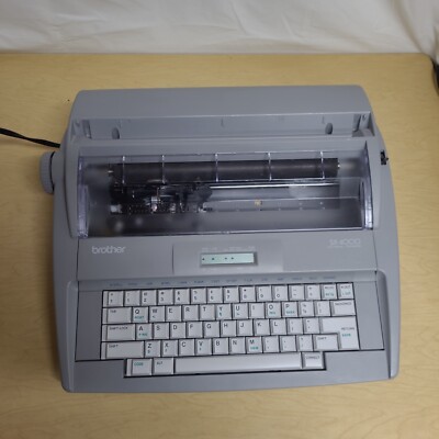 VIDEO Brother SX-4000 Display Electronic Typewriter Working SEE INFO | eBay