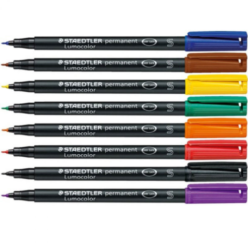 STAEDTLER LUMOCOLOR LUMO COLOUR PERMANENT MARKER PENS - FINE TIP ...