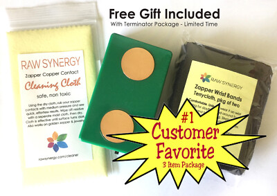 Terminator Zapper PKG Clean Cloth Bands Kill Parasites Bacteria Virus ...