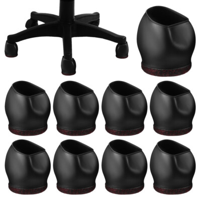 10PCS Office Chair Caster Guards Wheel Covers for Stopper Furniture ...