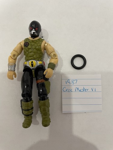 Croc Master V1 G.I. Joe 1987 Hasbro Vintage Figure | eBay