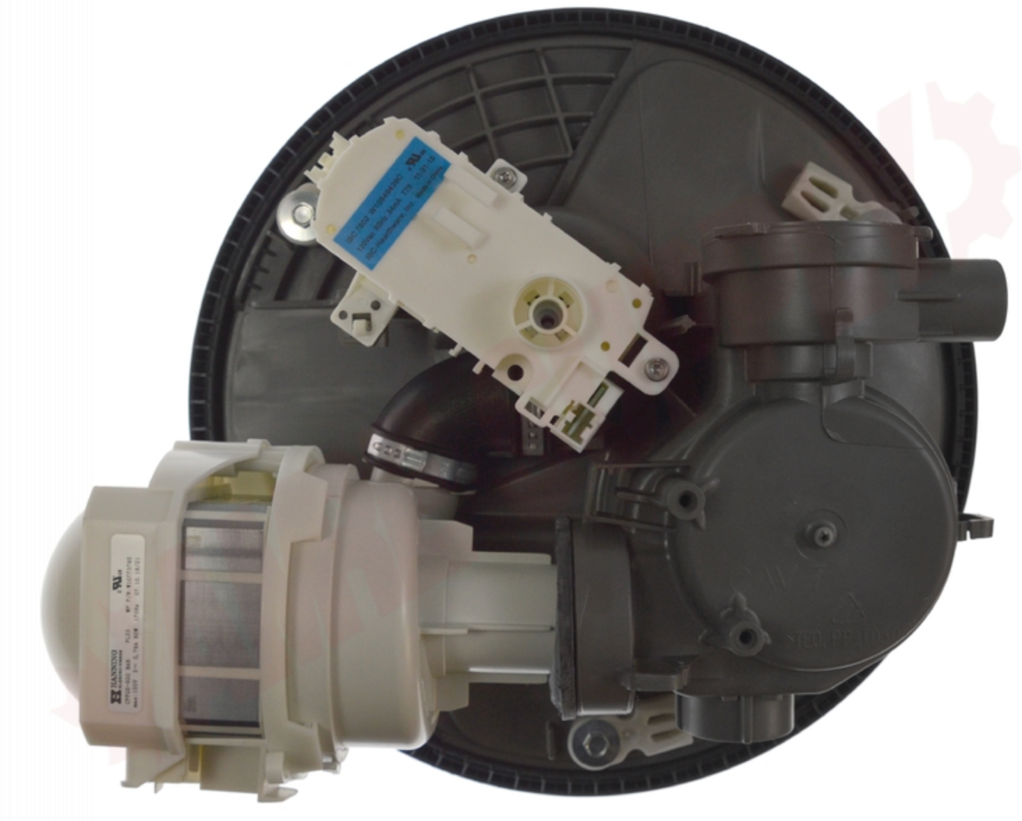 W11178672 Whirlpool Dishwasher Pump and Motor, see #10 on the Diagram ...