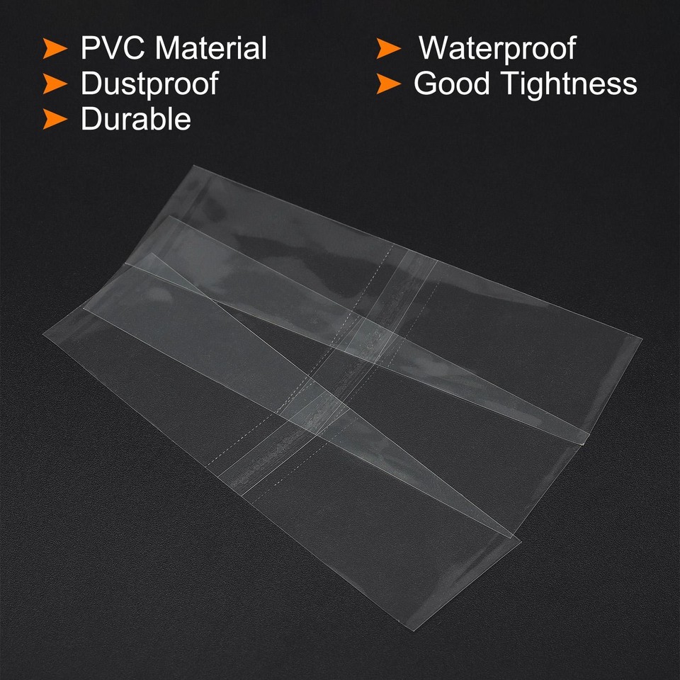 400Pcs 98x30mm PVC Perforated Shrink Bands Fits Cap Dia 2.2 to 2.24 ...