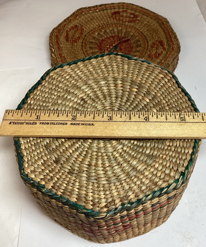 Vintage Sweet grass Box Handmade Octagon Gullah South Carolina | eBay