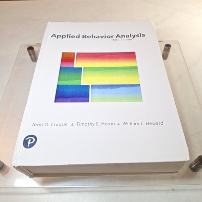 Applied Behavior Analysis Hardcover 3rd edition by Cooper, Heron ...