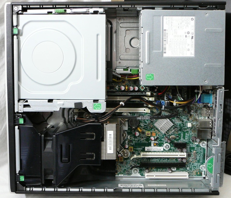 Windows XP Desktop Computer PC SFF Core i7 HP 4GB 320GB DVD COM PS2 ...