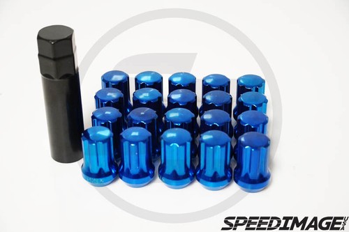 *BLEMISHED* Z RACING STEEL SPLINE 35MM BLUE 14X1.5MM LUG NUTS CLOSE ...