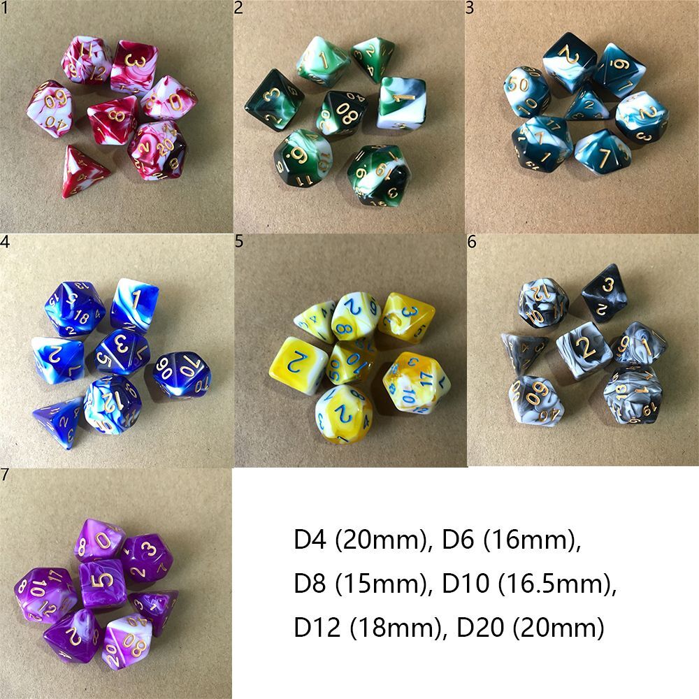 Party Supplies Two-color Dice Set Leisure Entertainment Toys Game ...