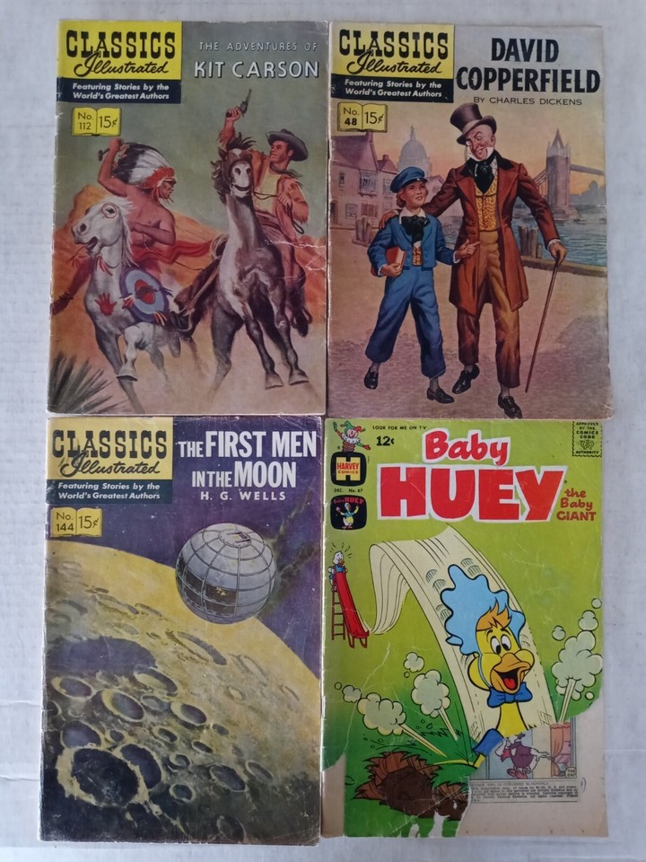 Classics Illustrated, Whitman, Harvey Lot Of 19 Vintage Comics | eBay