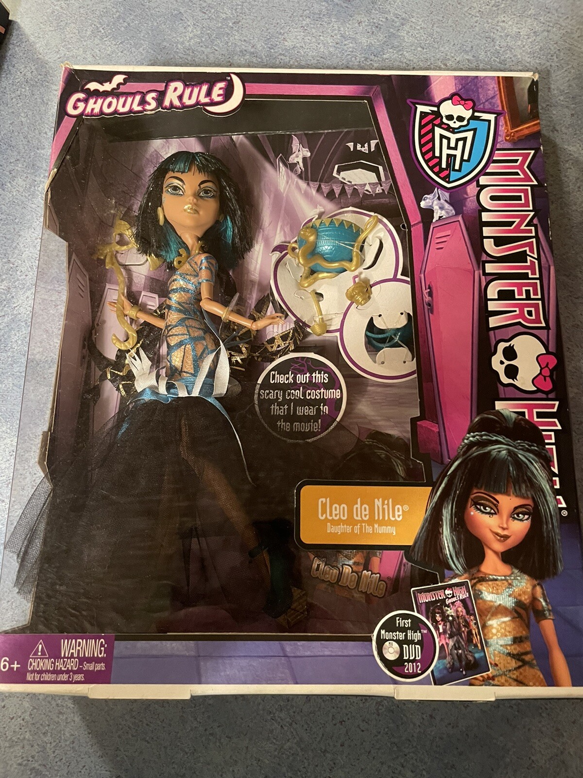 Cleo De Nile Ghouls Rule Monster High Doll 2012 Mattel X3718 NRFB for ...