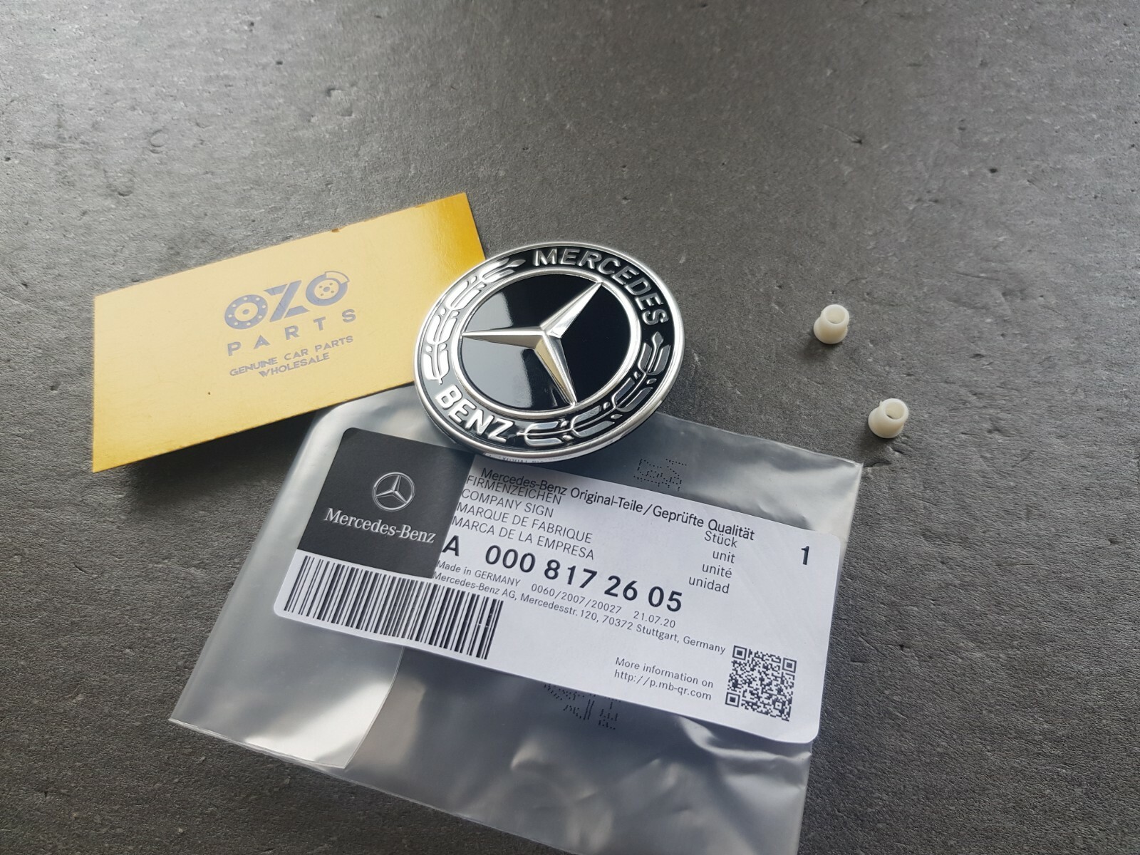 Genuine Mercedes-Benz W207 W463 C140 W163 W164 W166 Bonnet Badge ...