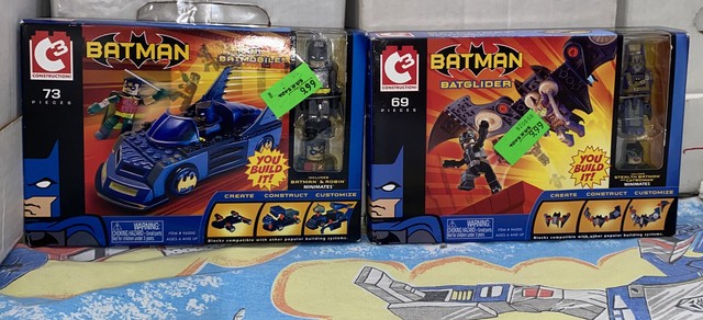 C3 Construction Batman Batmobile Includes Dark Knight Minimate Art ...