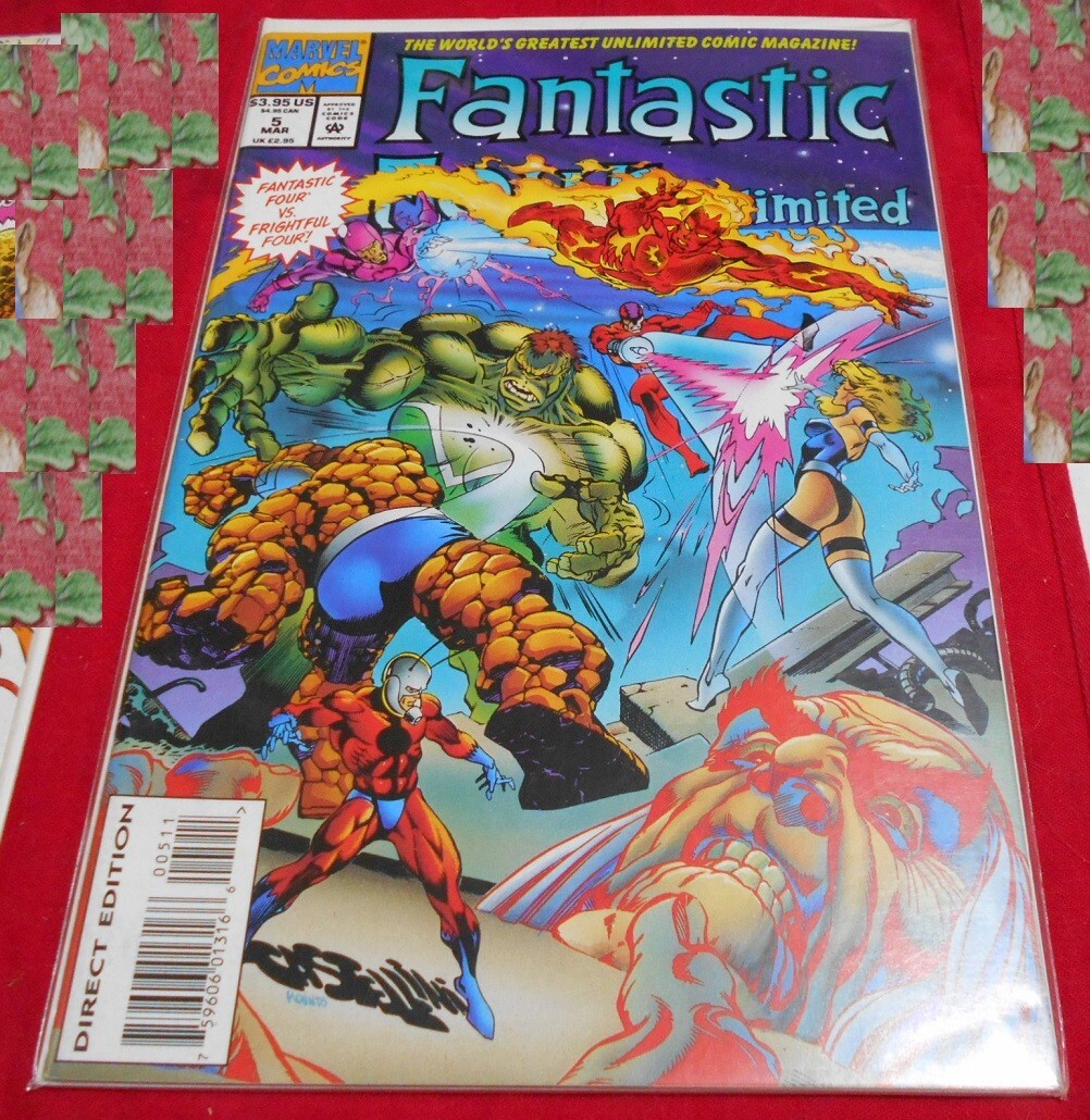 Marvel Comic Book: Fantastic Four Unlimited Vol 1 #5 Mar1994 "F4 vs ...