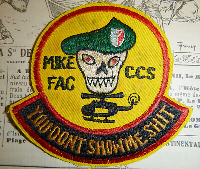 MIKE FORCE - Rare Patch - FAC - Forward Air Control - CCS - Vietnam War ...