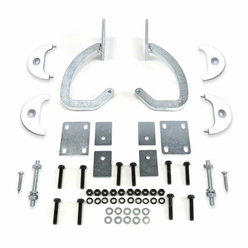 Trunk Hinge And Billet Bezel Trim Kit rat truck street Pickup Hot Rod ...