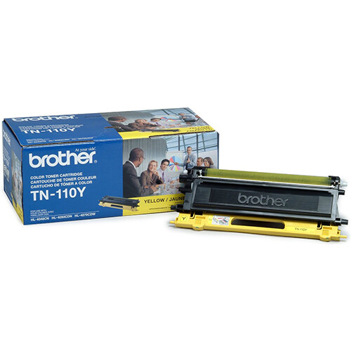 Brother HL-4040CN (TN110Y) Yellow Standard Yield Toner Cartridge (1,500 ...