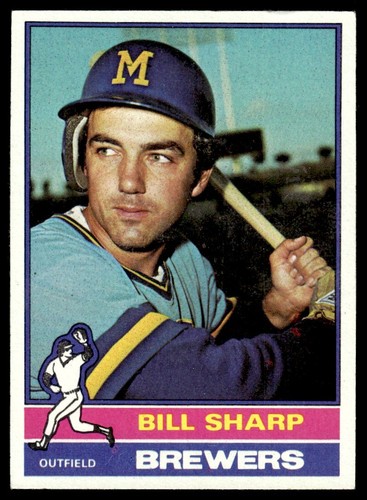 1976 TOPPS BILL SHARP MILWAUKEE BREWERS #244 | eBay