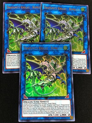 YUGIOH DRAGUNITY KNIGHT ROMULUS RIRA-EN098 1ST ULTRA X3 (NM) | eBay