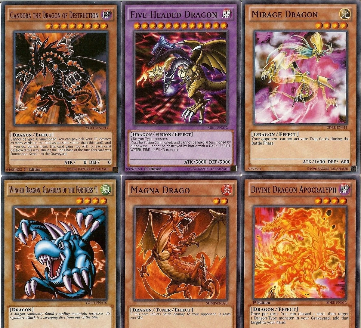 Yugioh Dragons