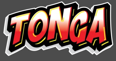 Tonga Cartoon Bumper Car Sticker INCLUDES FREE STICKER | eBay
