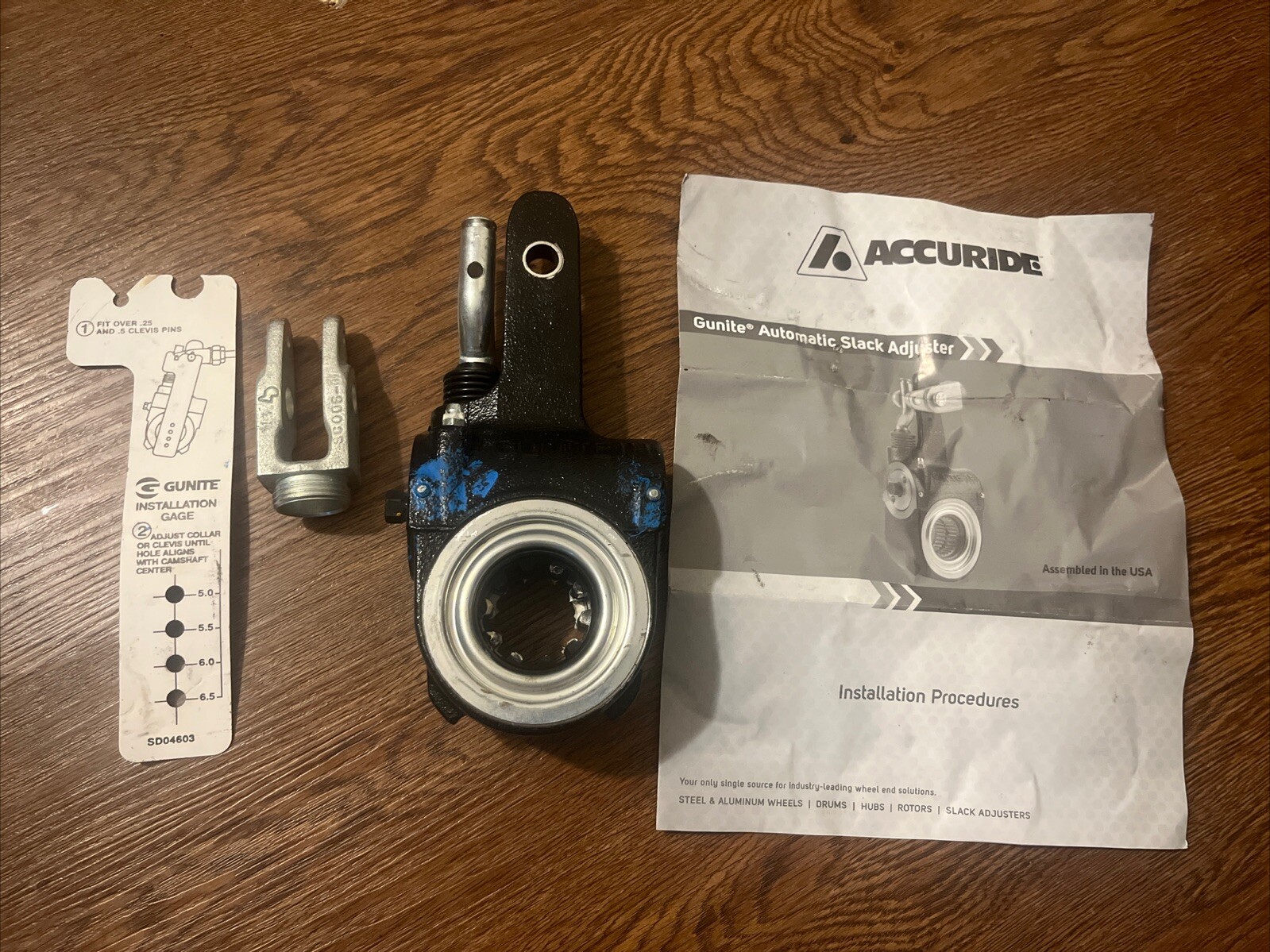 Accuride AS1132 5.5" Automatic Slack Adjuster,10 Spline, 1.5" Dia ...