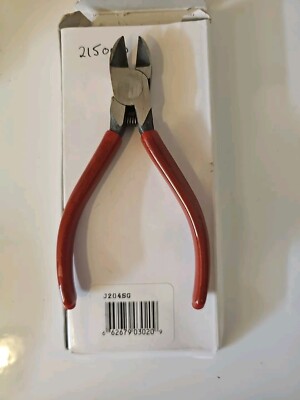 PROTO Diagonal Cutting Red Handles Pliers 4-7/16" J204SG Coil Spring ...