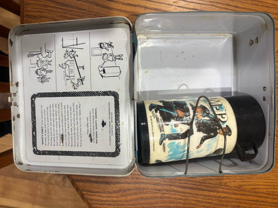 Rare 1972 Vintage Adam 12 Collectible Metal Lunchbox Police Officer ...