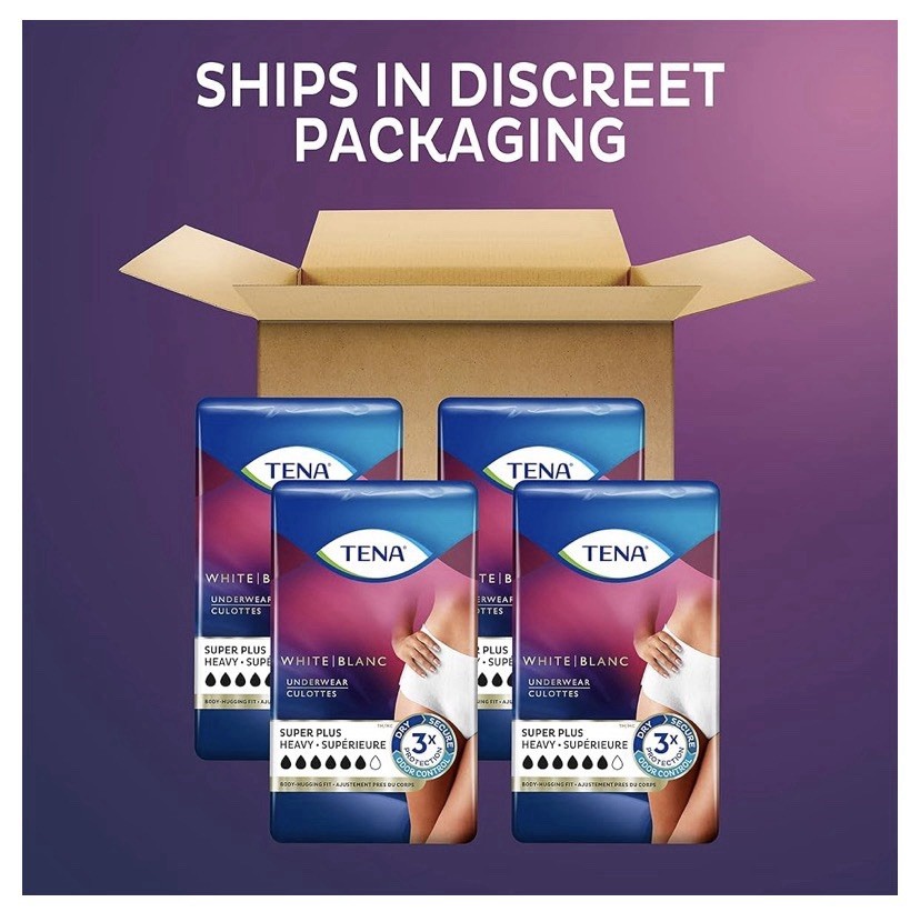 TENA Stylish Incontinence 64 CT Underwear for Women - Super Plus ...