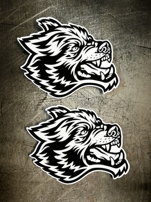 Wolves Club Sticker Darc Sports SURF Sticker Volcom Decals Gym RVCA T&C ...
